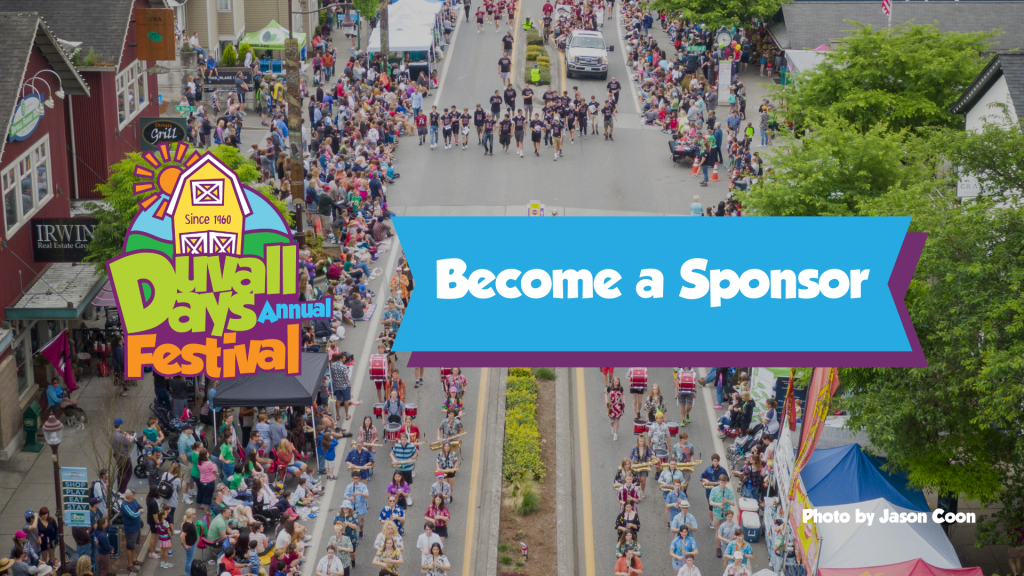 Become a Sponsor for the Duvall Days Festival